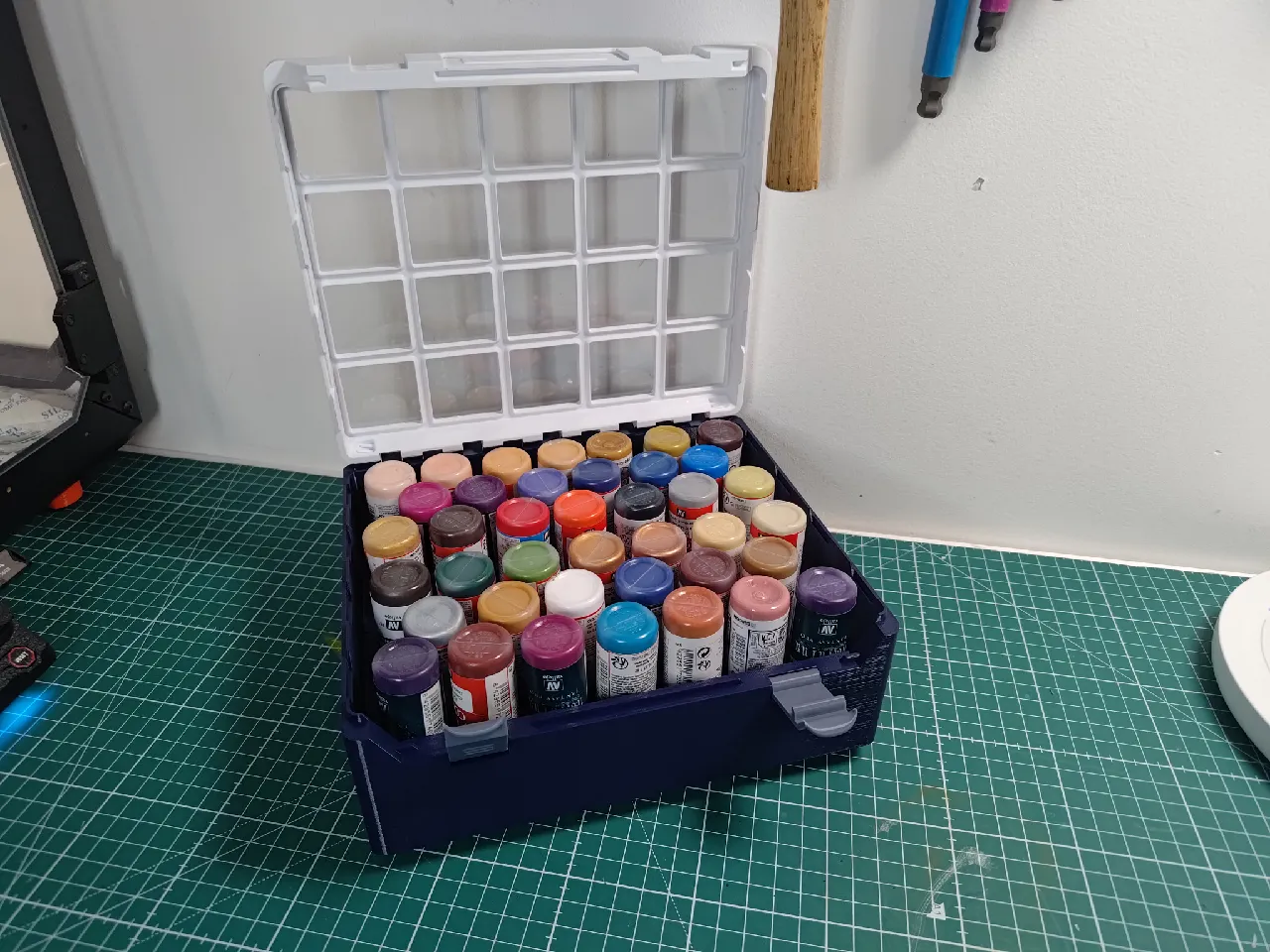 Gridfinity Vallejo Paint Storage by nurdok | Download free STL model ...