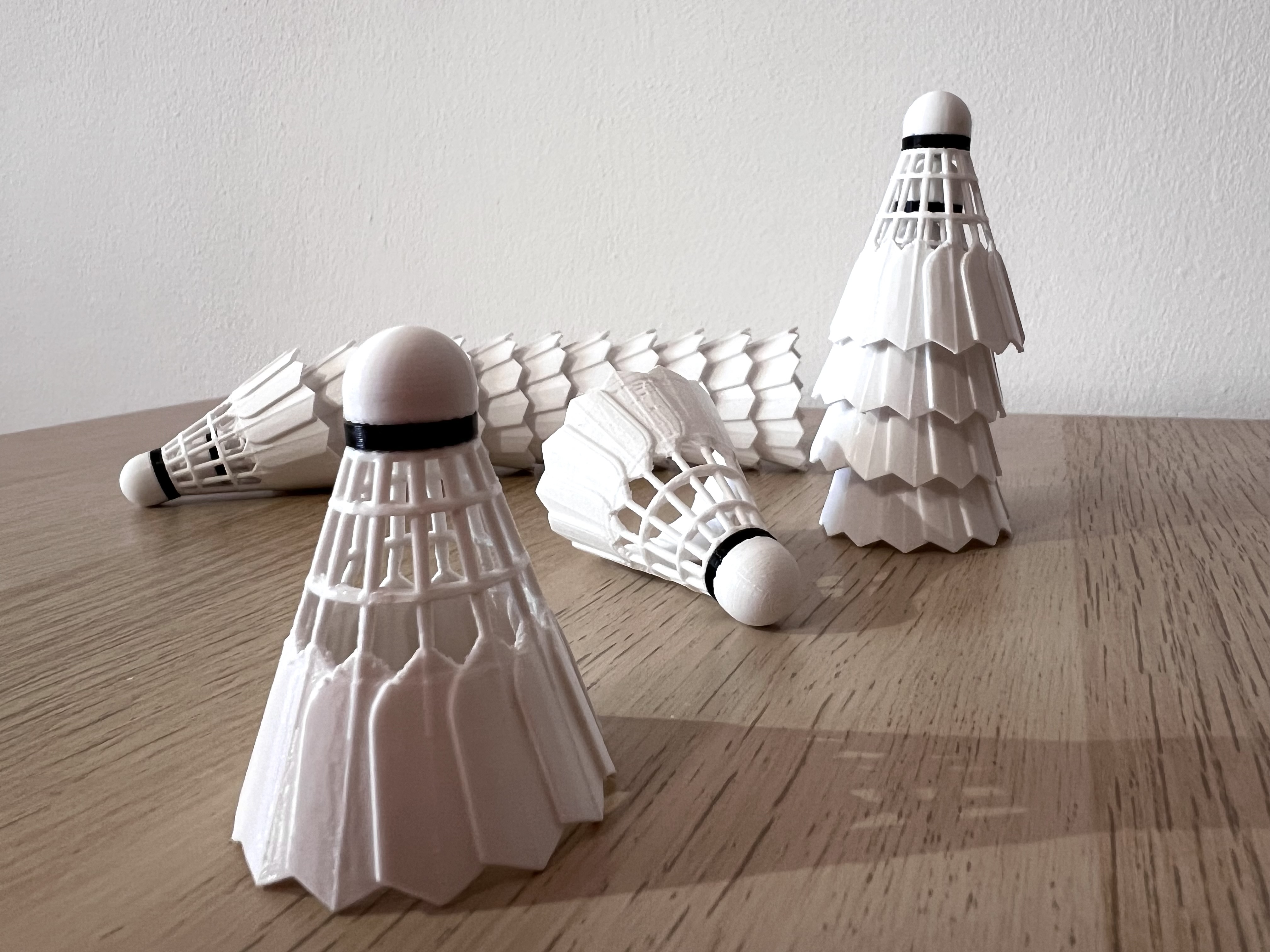Badminton shuttle miniature by Zuzka | Download free STL model ...