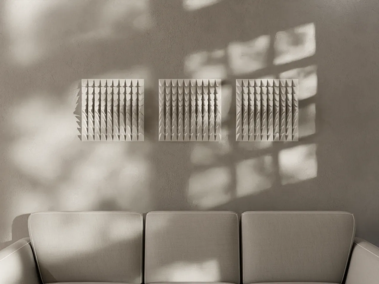 3D Wall Sculpture, The Straight Line by Valeria Momo & Mattia ...