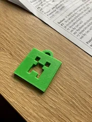 creeper key chain by olonan | Download free STL model | Printables.com