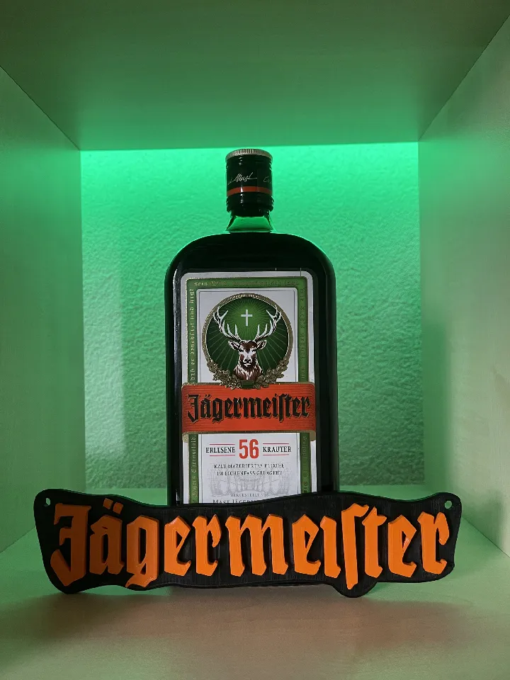 Jägermeister sign by gmuglach | Download free STL model | Printables.com