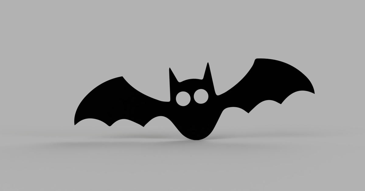 Bat Wall Decoration by LeTTDesign | Download free STL model ...