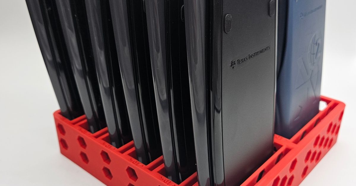 classroom calculator caddy by soulib3d | Download free STL model ...