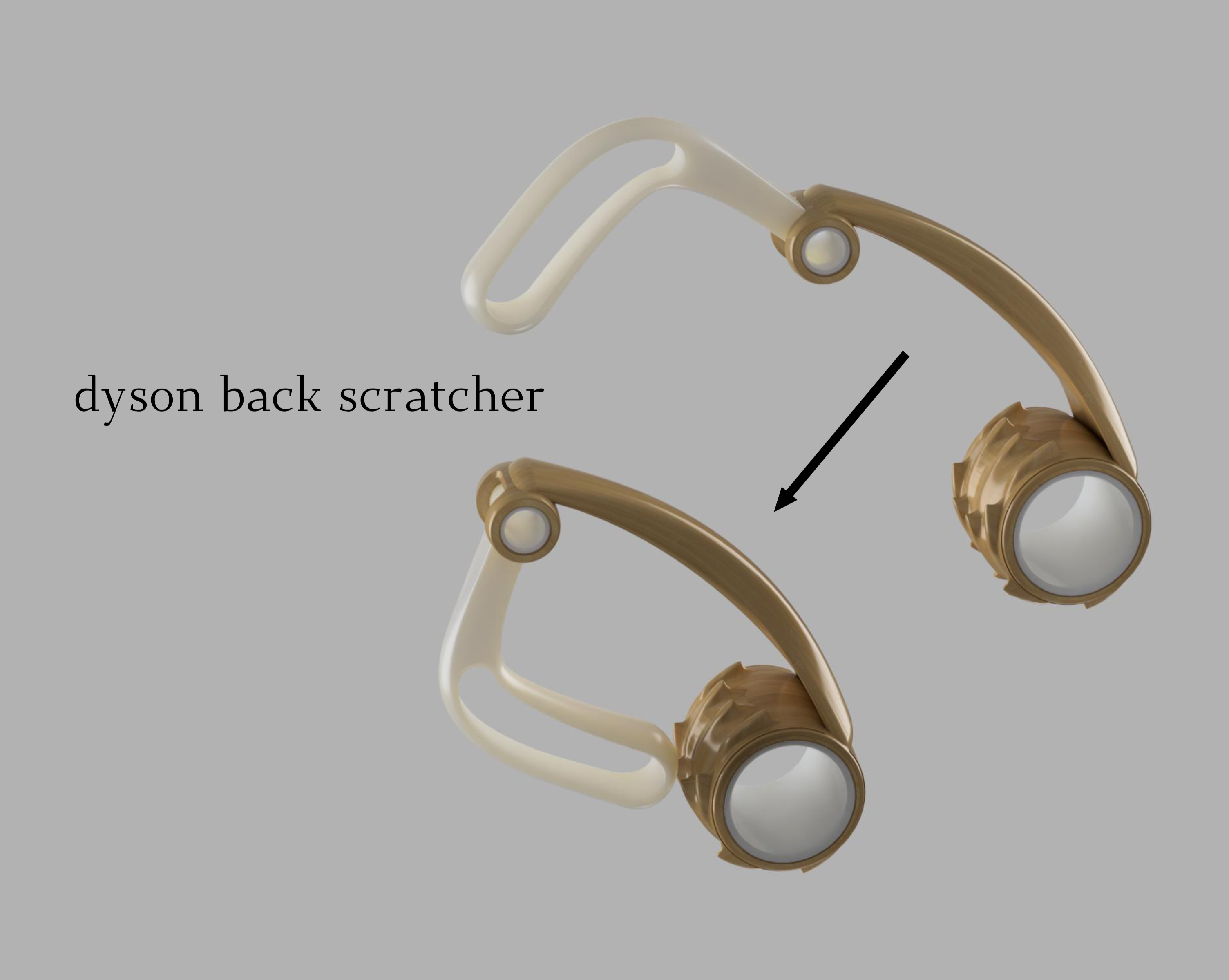 Back scratcher Dyson theme by hangbar3d | Download free STL model ...