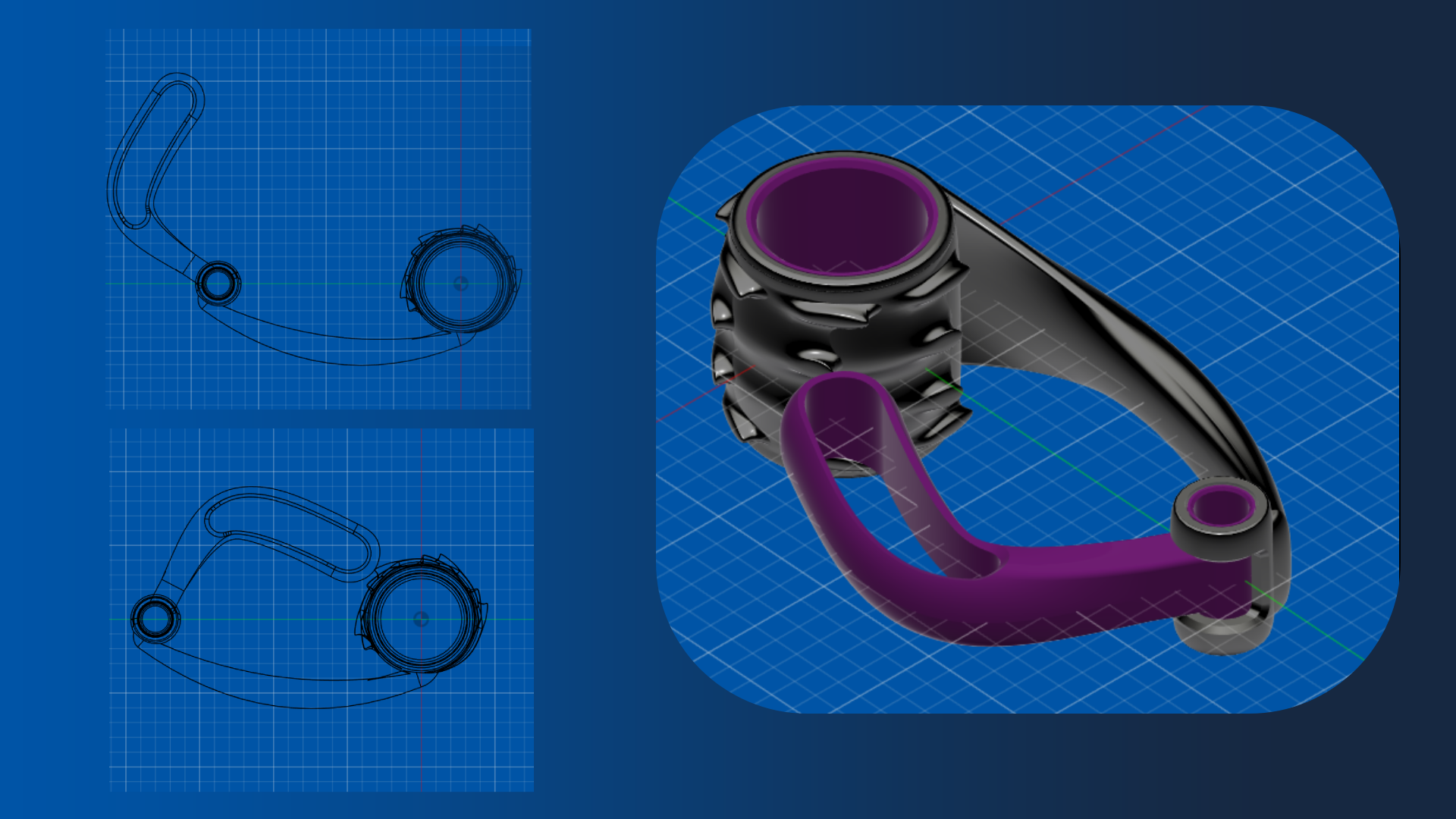 Back scratcher Dyson theme by hangbar3d | Download free STL model ...