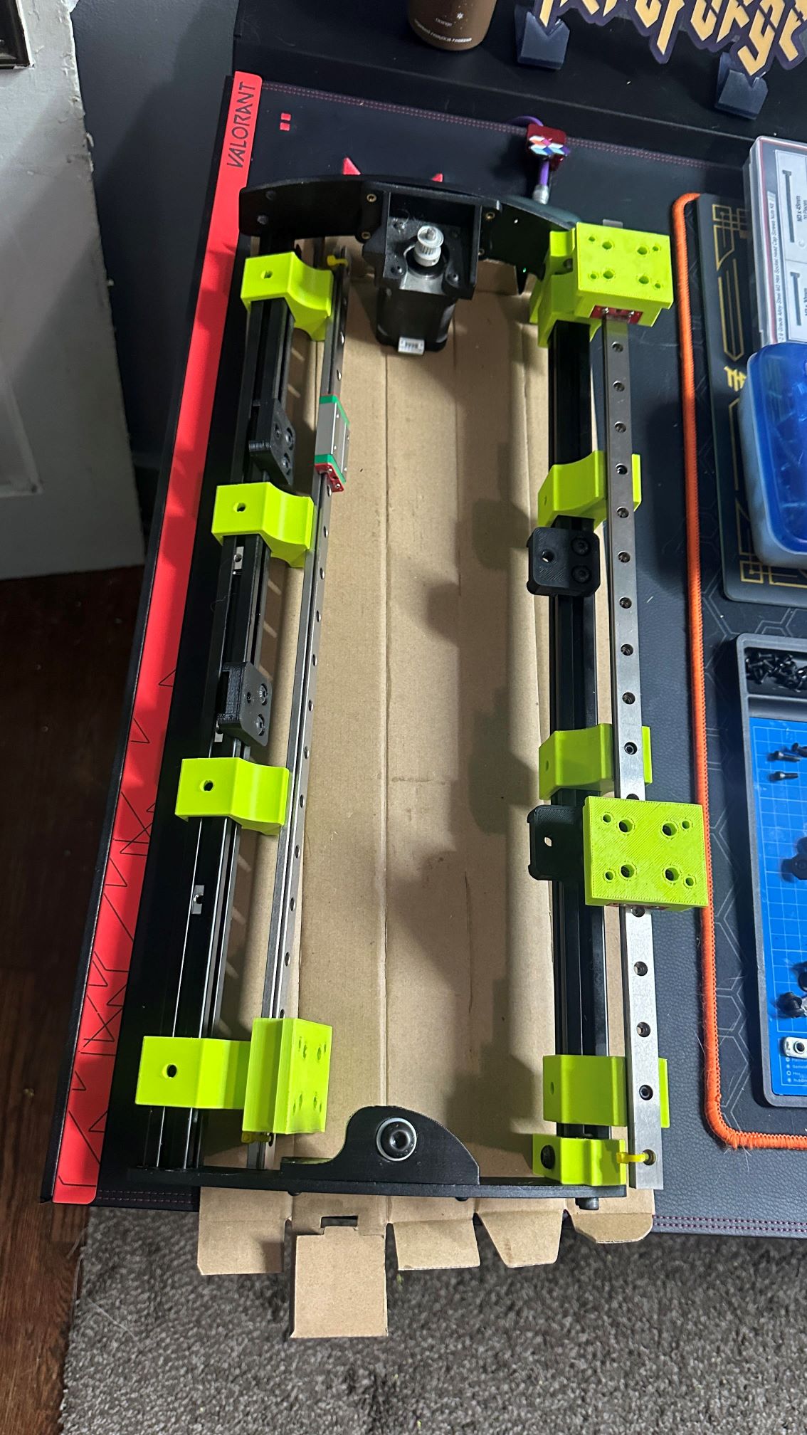 Lulzbot Taz 6 Y Linear Rail Mod by FunkyNuggets | Download free STL ...