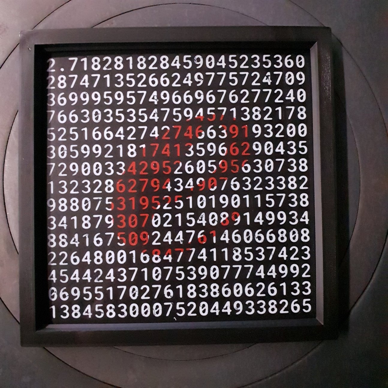 The Art Of Math ℯ Eulers Number By Yahbluez Download Free Stl