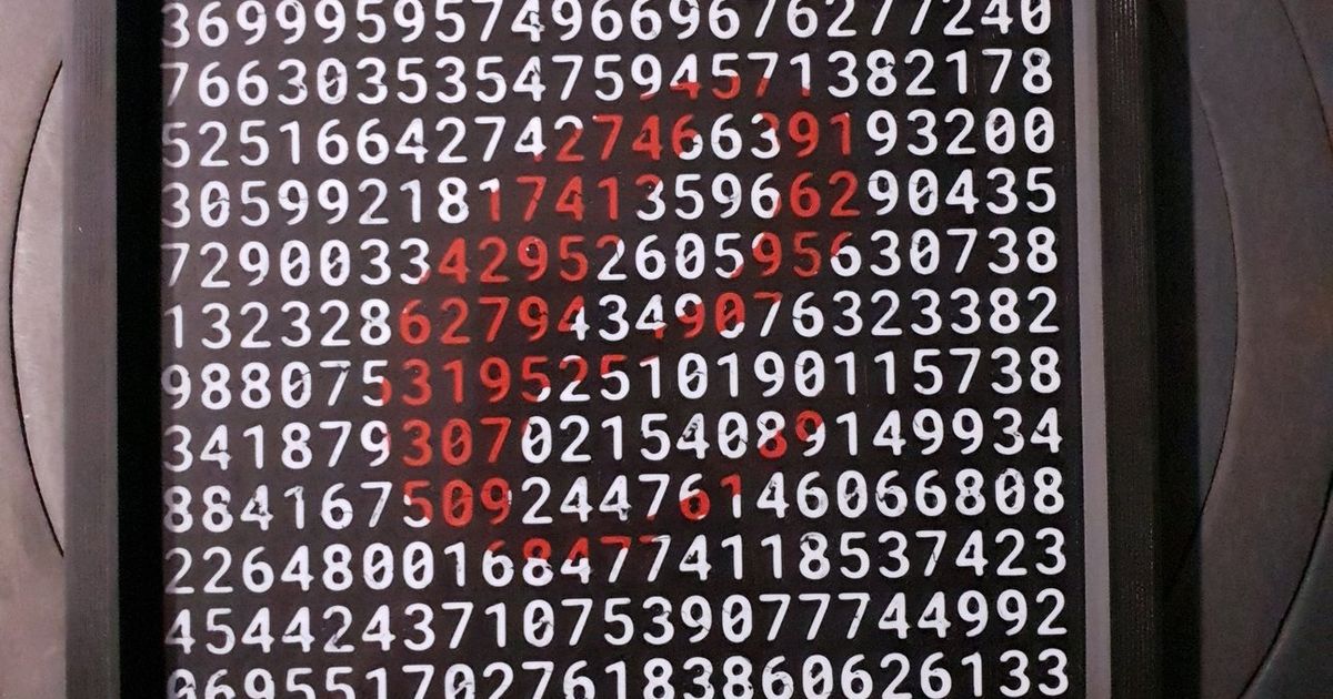 The Art of Math : ℯ - Eulers Number von yahbluez | Kostenloses STL ...