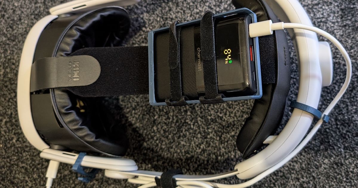 Meta Quest 3 - Power Bank Attachment by SodaNics | Download free STL ...