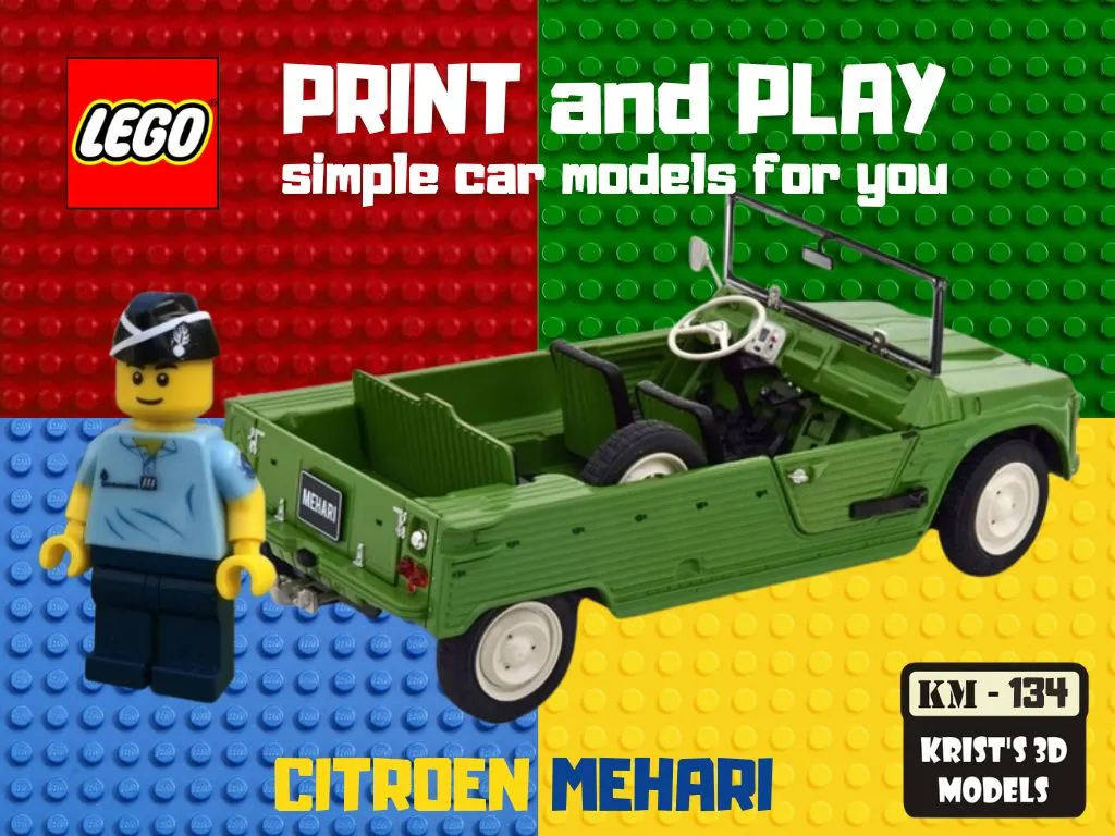 LEGO CITROEN MEHARI by Mgr. Pavel Krist | Download free STL model ...