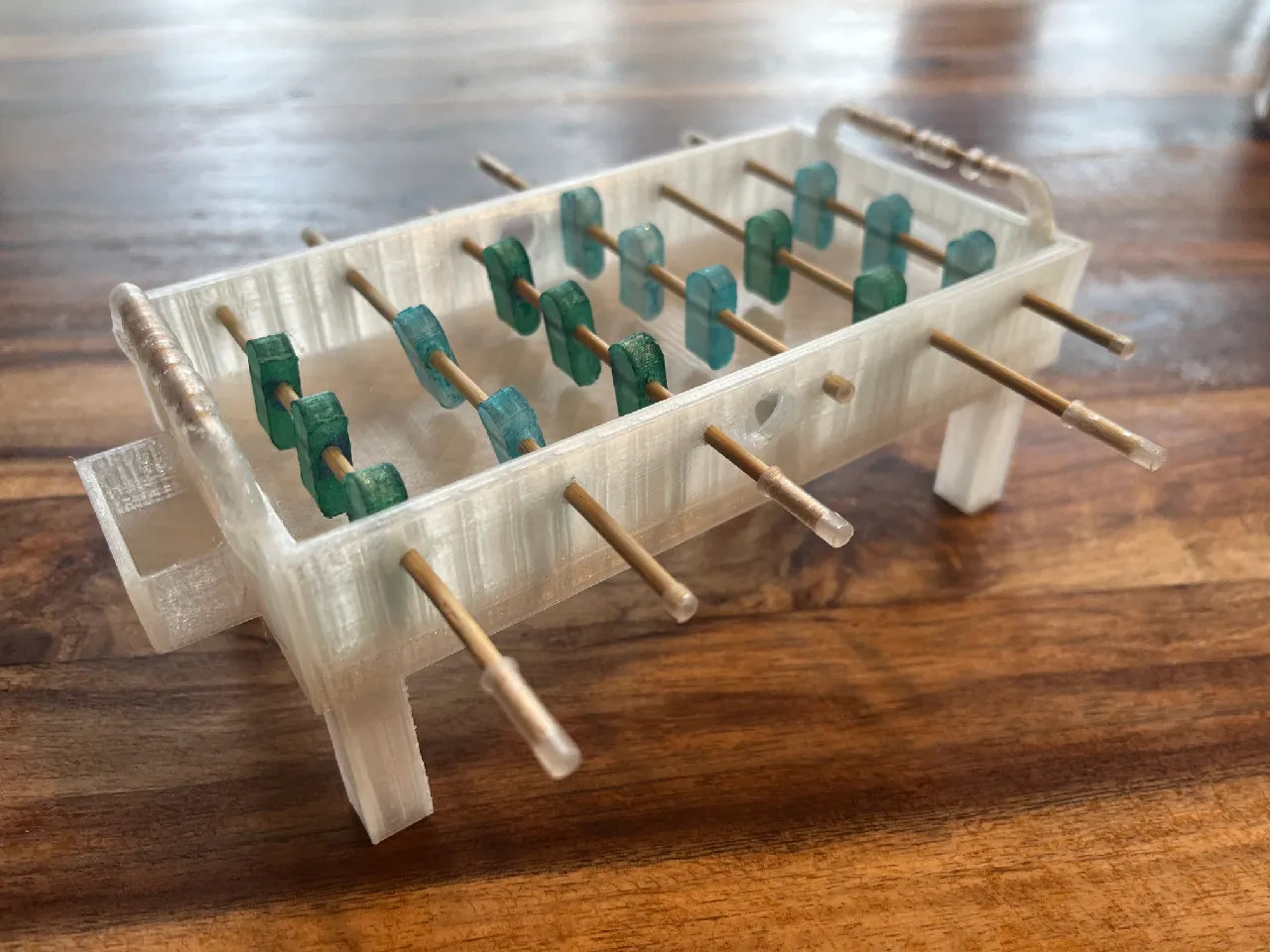(WORKING) mini foosball table by ToMooTooo | Download free STL model ...