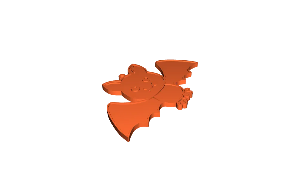 Bat Keychain by 3DPrintastica | Download free STL model | Printables.com