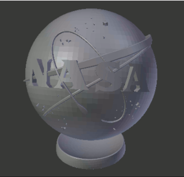 NASA Insignia Sphere with Stand by Cabista | Download free STL model ...