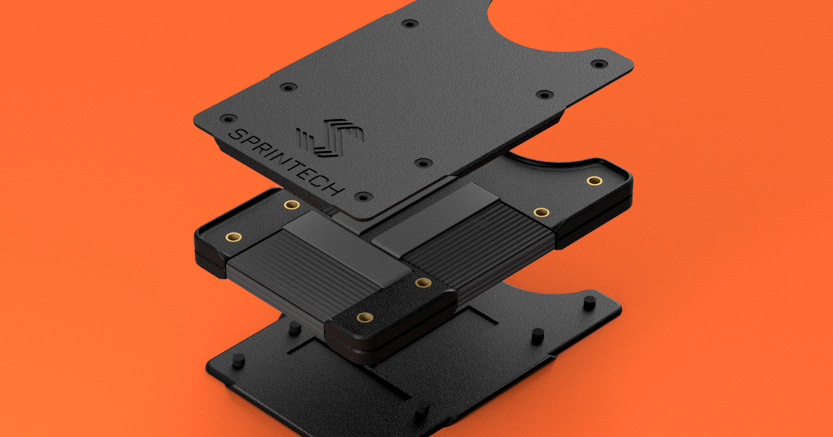 mini Wallet - Card holder by Sprintech | Download free STL model ...