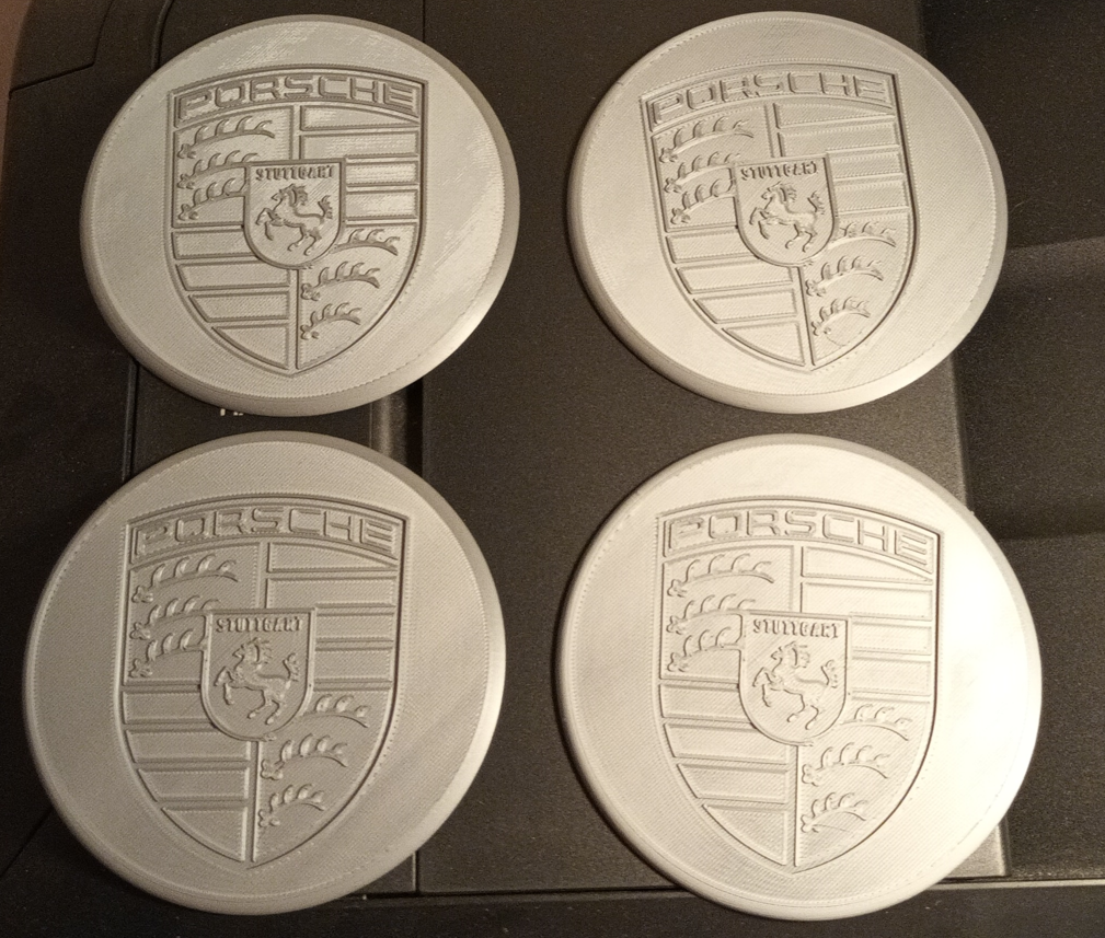 Porsche Style Drinks Coaster by Whitey4405 | Download free STL model ...
