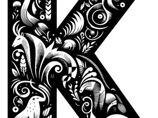 Crazy alphabet: Letter K by Nina Máčová | Download free STL model ...