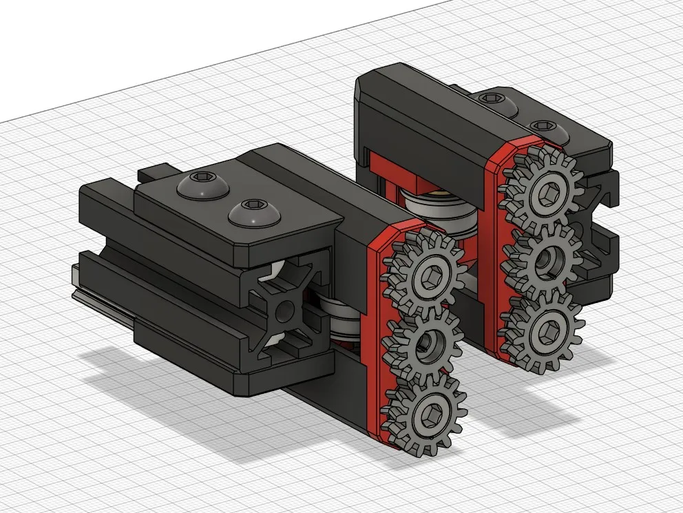 BFI Double helical Gear Mod (Beefy Front Idler) by PAC | Download free ...
