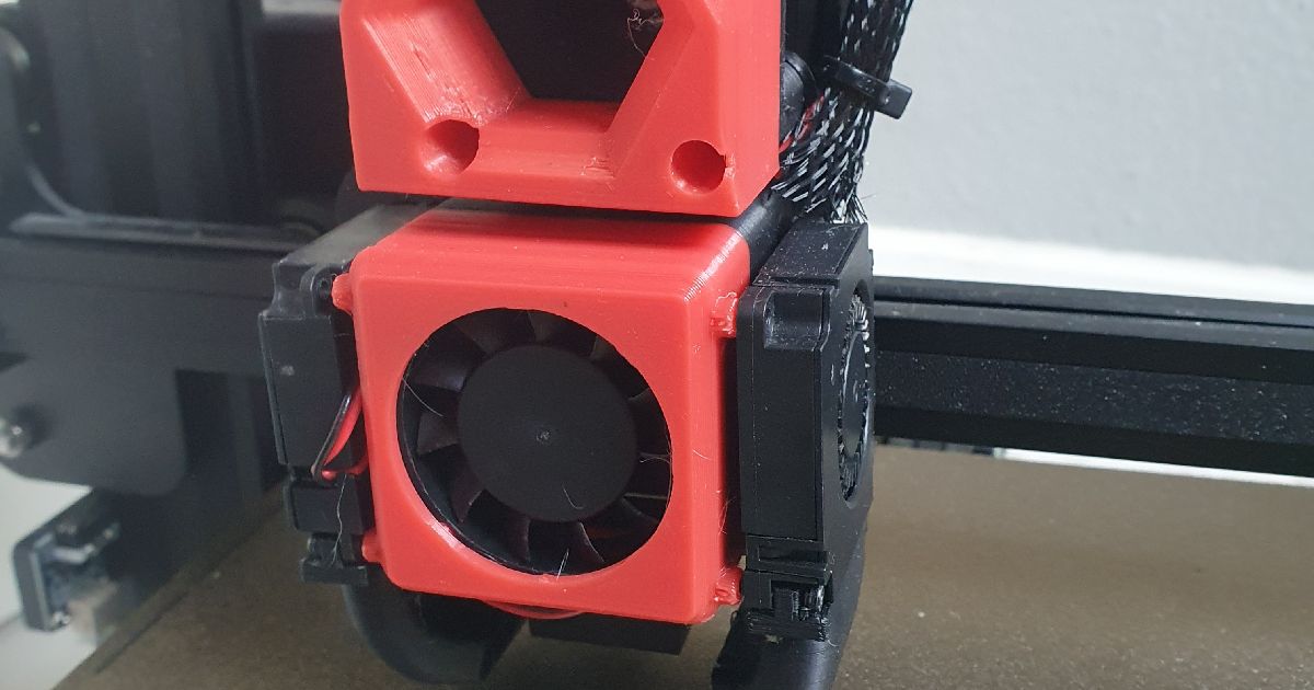 Vortex one printhead, for Ender 3 by Rubix-Desings | Download free STL ...