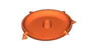 Spiky Disc for Crunchlabs by Arjun Patel | Download free STL model ...