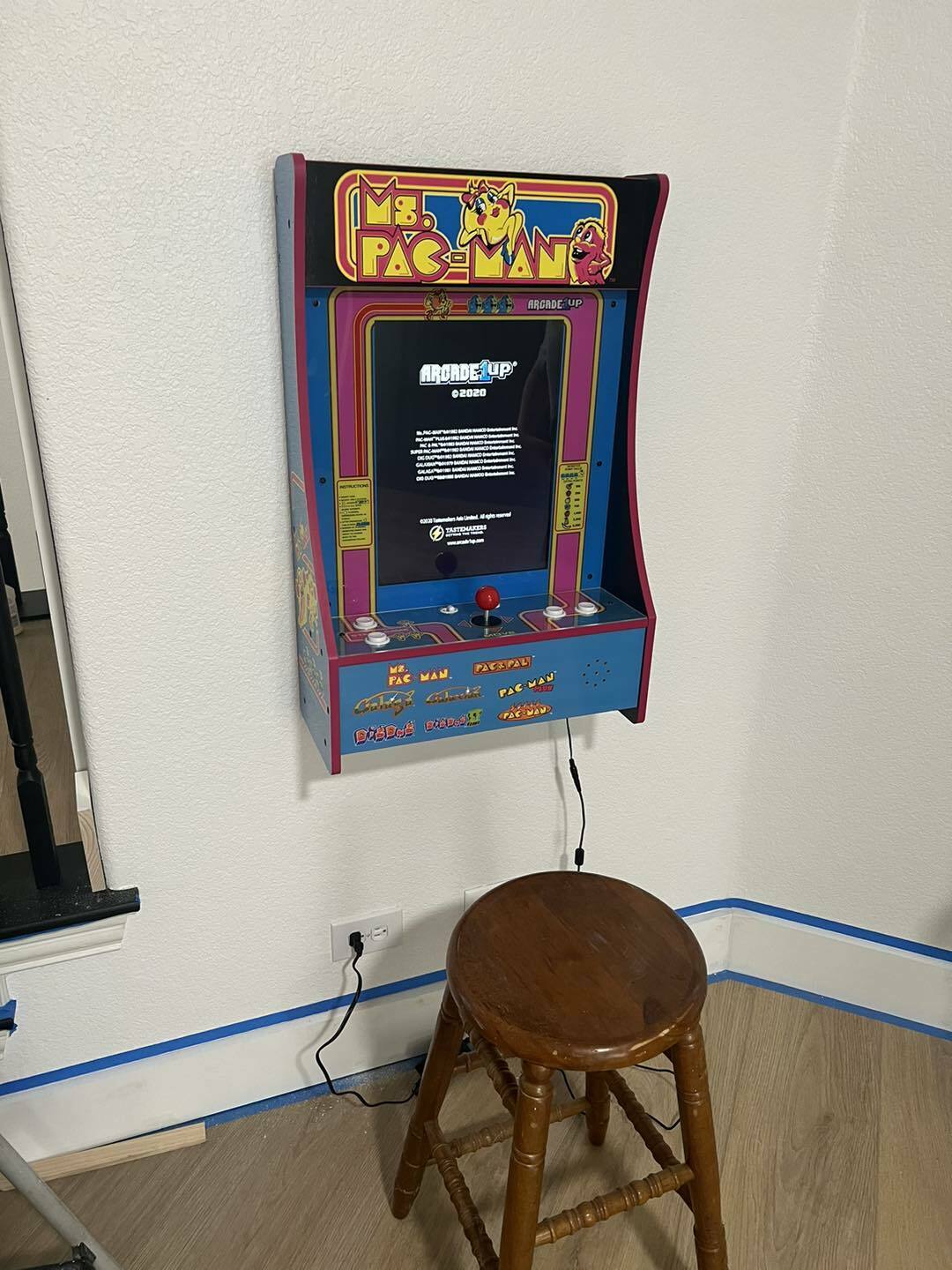 Light-Duty Mounts for 1Up Wall-Mounted Arcade Game by The Scientific ...