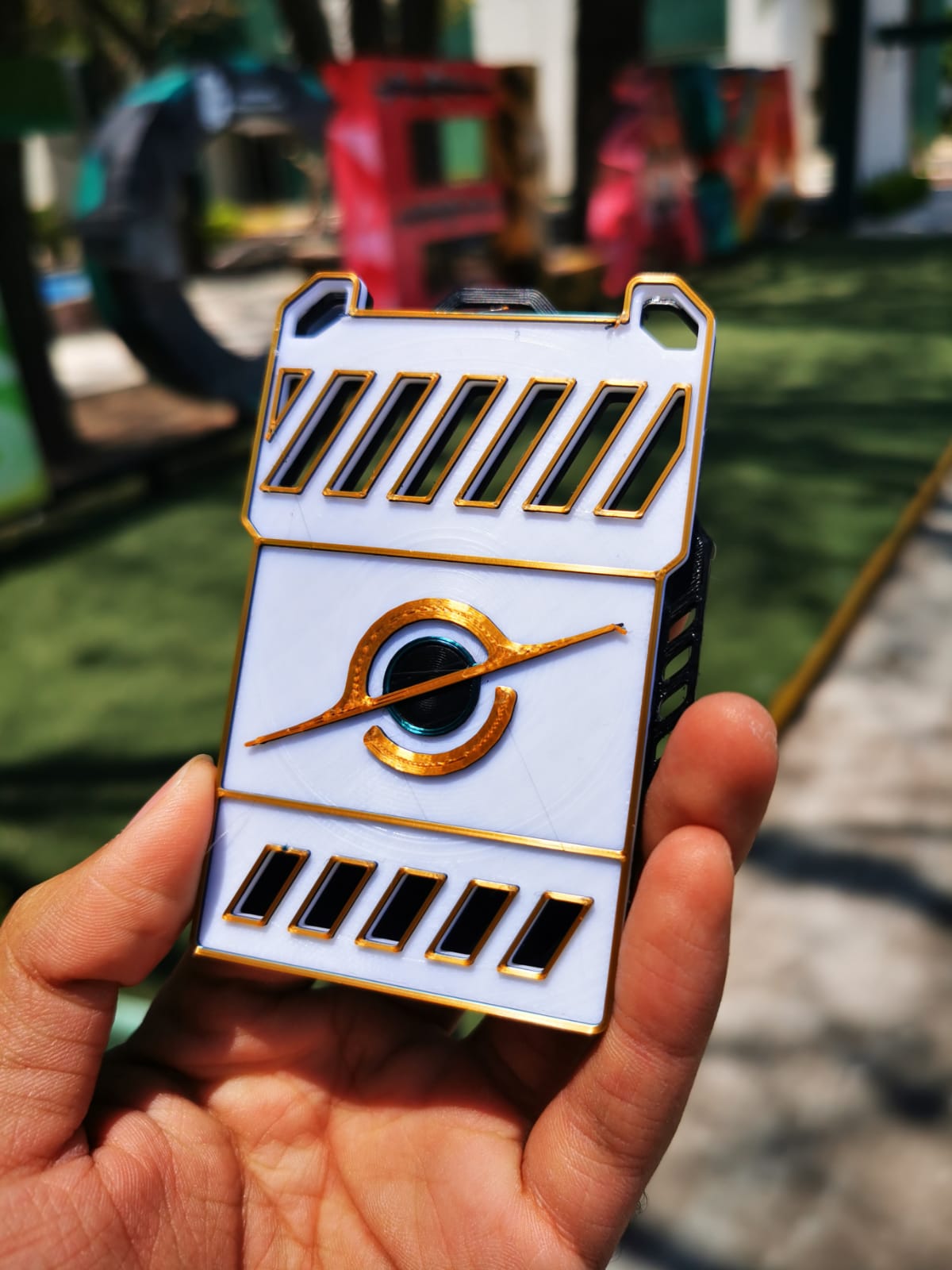 School and work futuristic universe access card holder by Oscar NaOH ...