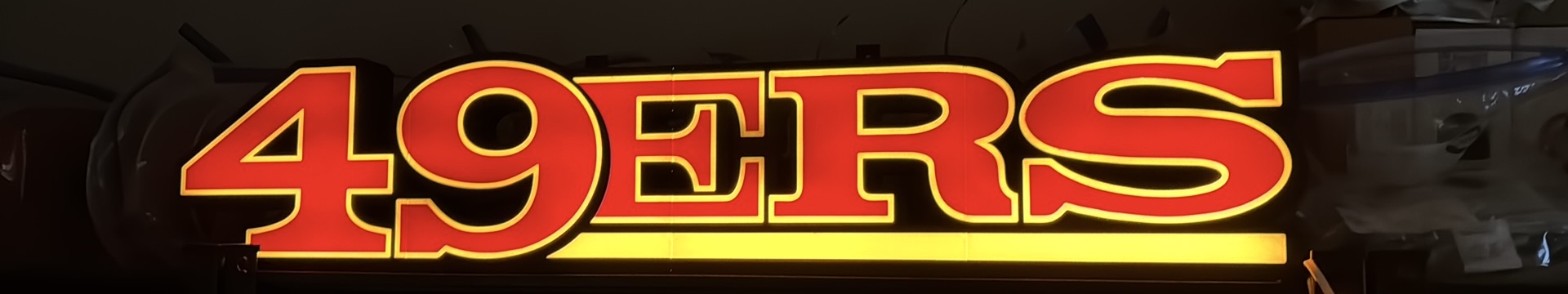 XL 49ers Name Display Lightbox by Plazt3k M8kr | Printables Store