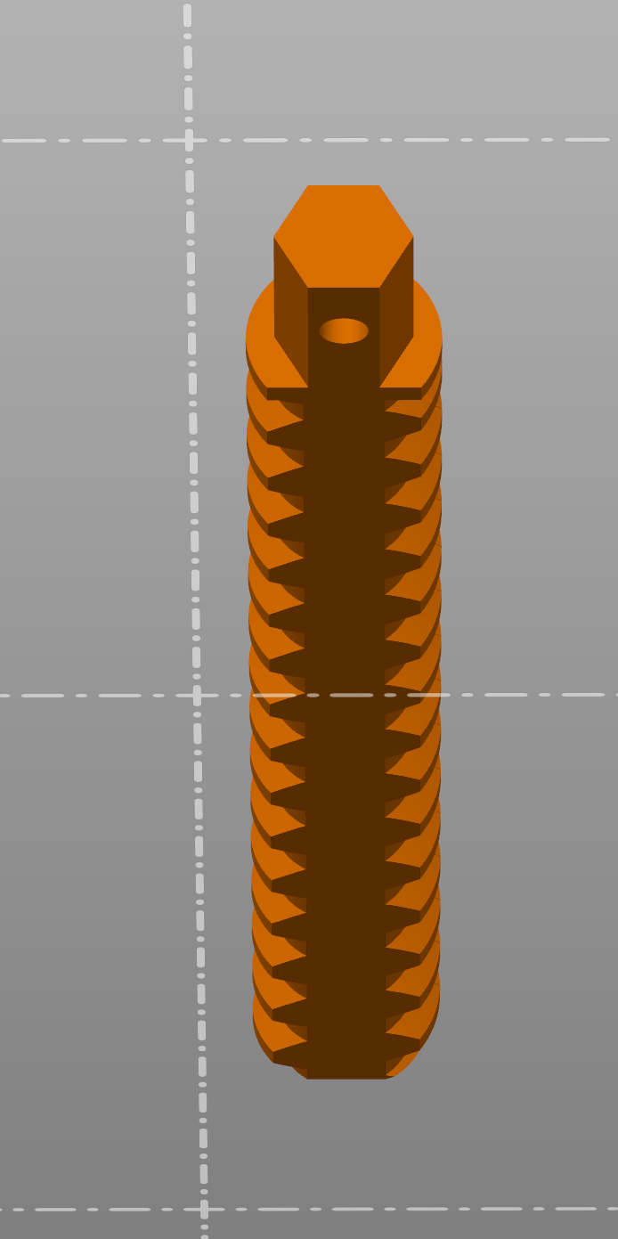One-piece screw for better printability by Flaming Printer | Download ...