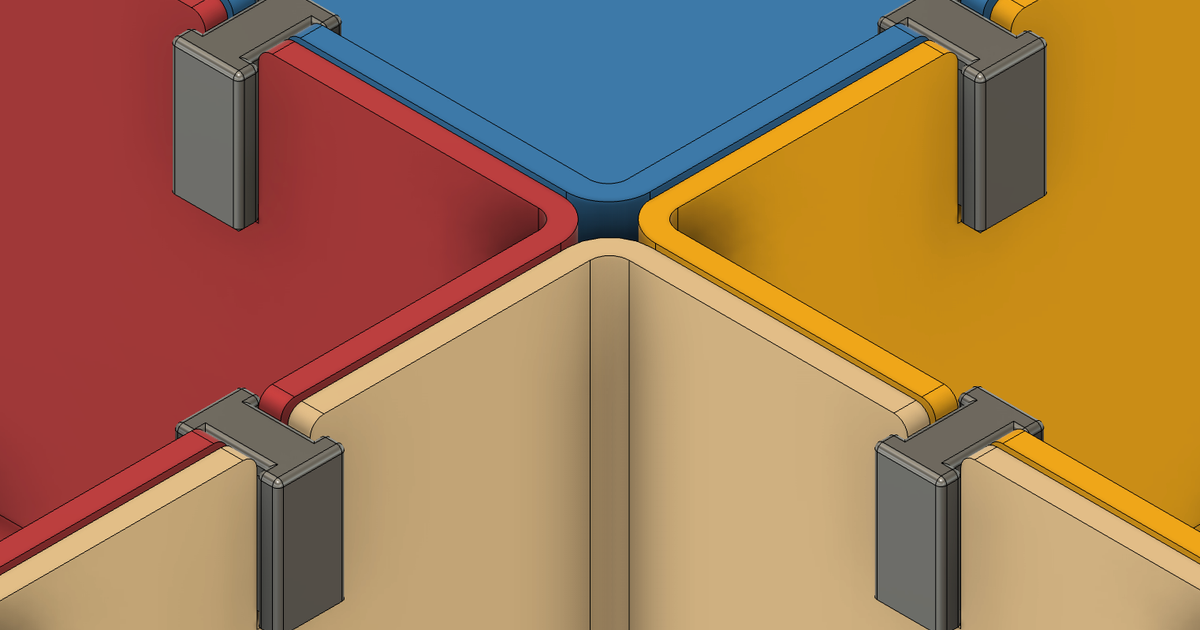 Modular Drawer Organizer V.2 von Richard Sisol | Kostenloses STL-Modell ...