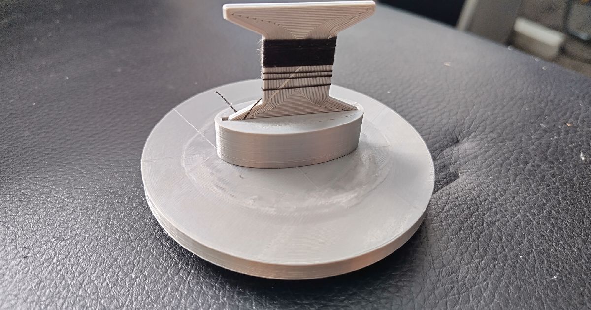 Bobbin adapter for Spinning Skein by MrKrueger | Download free STL ...