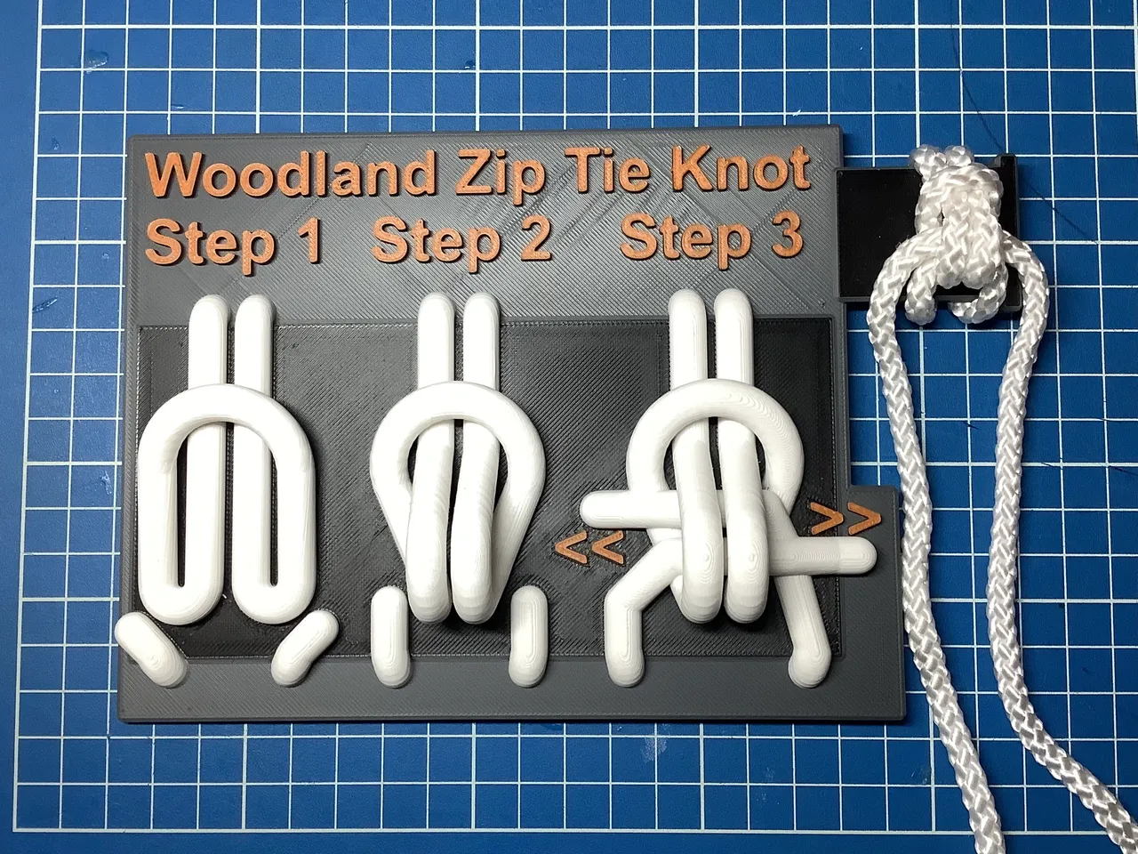 Easy zip tie knot: tuto and reminder. by JMV38 | Download free STL ...