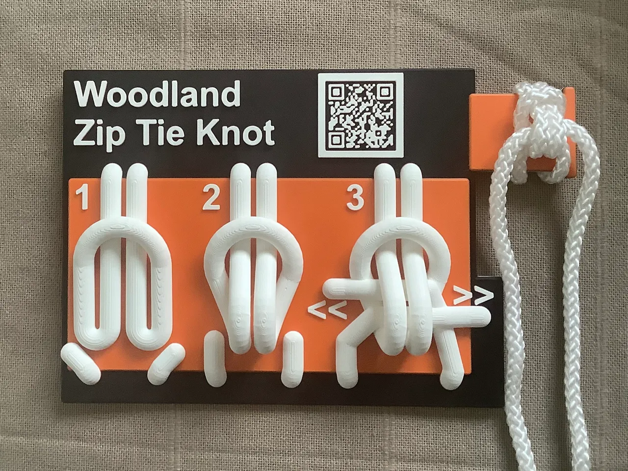 Easy zip tie knot: tuto and reminder. by JMV38 | Download free STL ...