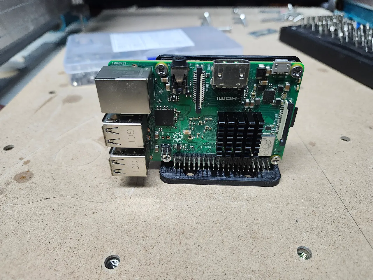 Raspberry Pi 3 Side Mount by dwild | Download free STL model ...