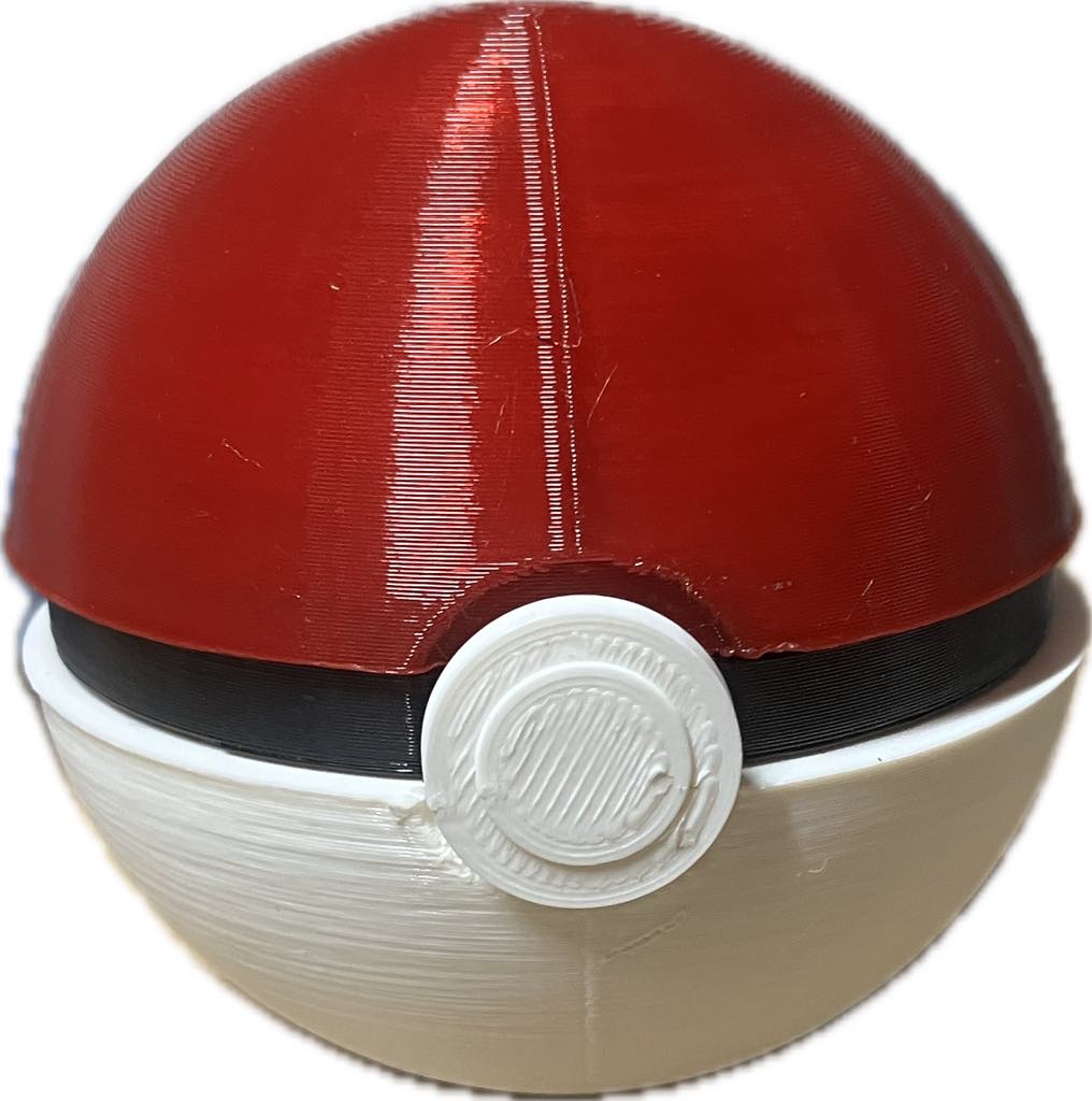 Pokeball Hand cabinet handle knob by patrik.michna | Download free STL ...
