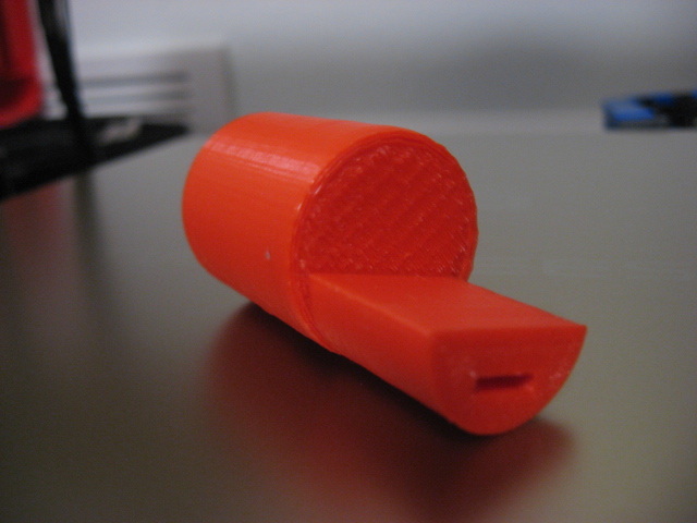 Round Whistle by 3Dprintfun | Download free STL model | Printables.com