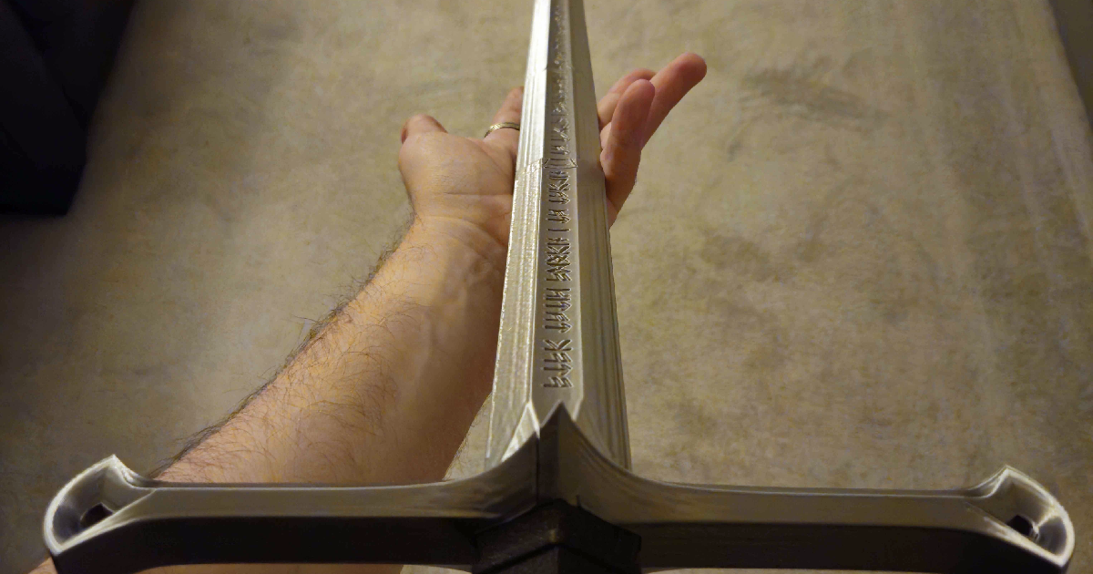 Narsil/Andúril Sword by Sam | Download free STL model | Printables.com