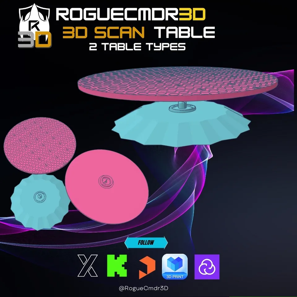 3D Scan Table by RogueCmdr3D | Download free STL model | Printables.com