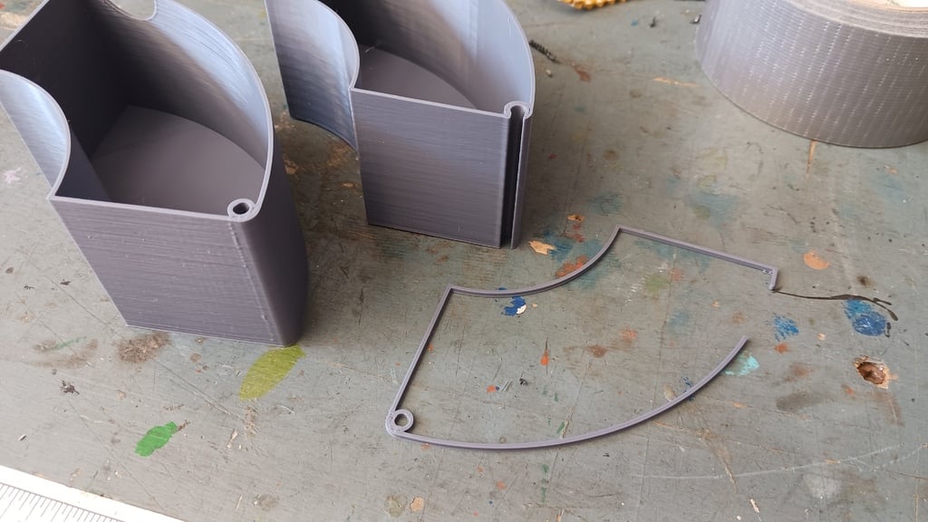 Customizable Fixed/Removable Drawers for filament spools by Dave Bain ...