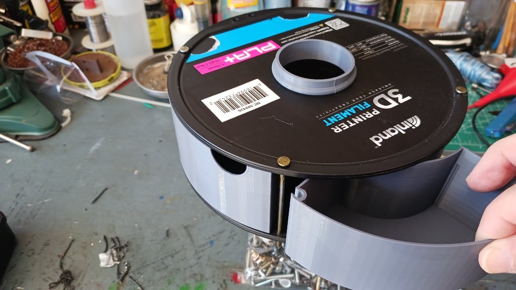 Customizable Fixed/Removable Drawers for filament spools by Dave Bain ...