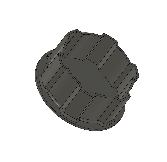 7/16 Female DIN Dust Cap by Aaronc321 | Download free STL model ...