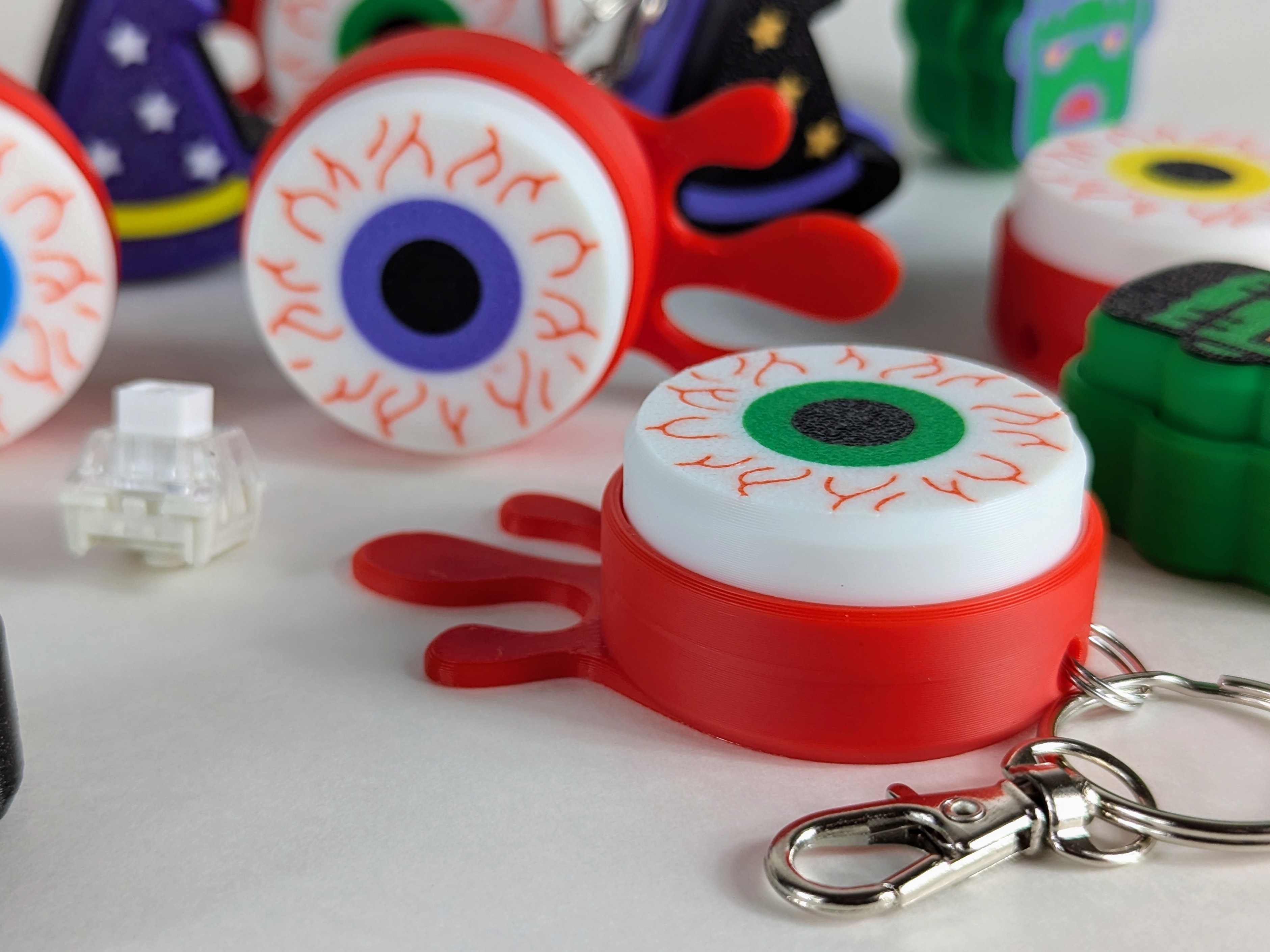 Halloween Click-it Fidgets - Witch Hat, Eyeball, Monster by Grandpa ...