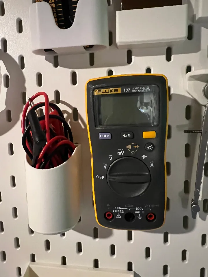 Skadis Fluke 107 Multimeter Mount by MKE Dan | Download free STL model ...