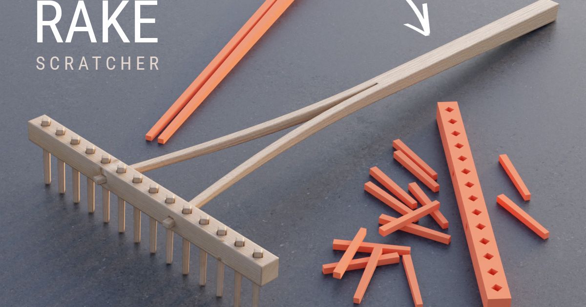Garden Rake Kit Scratcher - traditional construction by Dain | Download ...