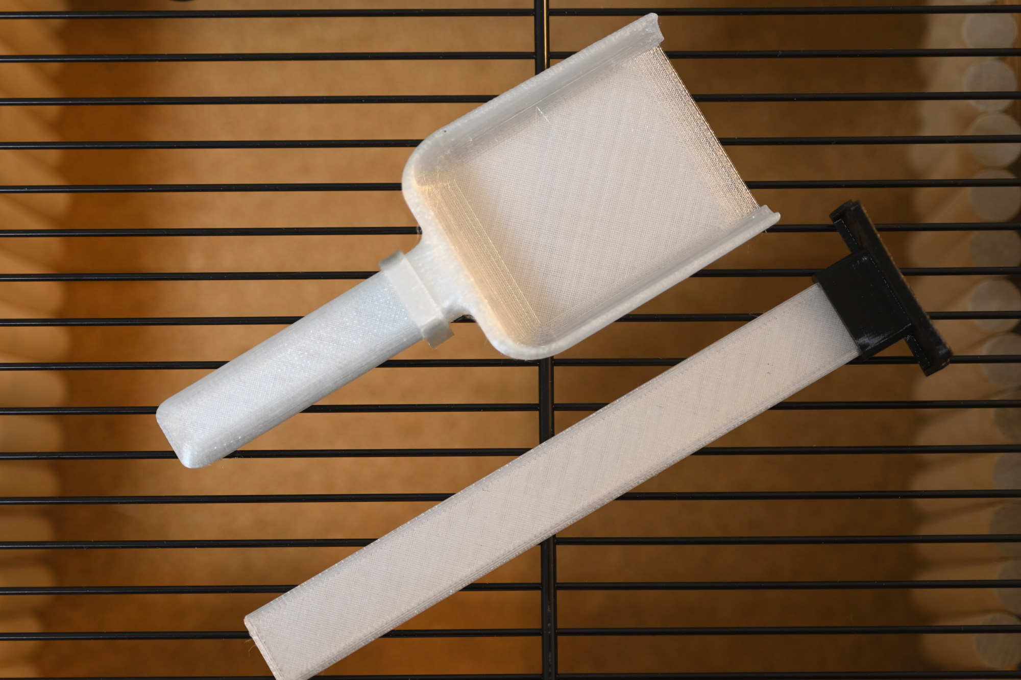 Poop Shovel & Spatula Cage Set with Handle by miniflops | Download free ...