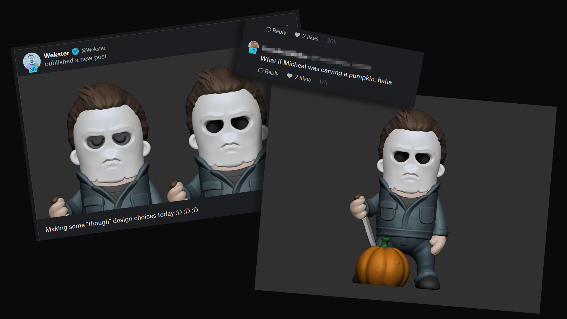Mini Michael Myers by Wekster | Printables Store