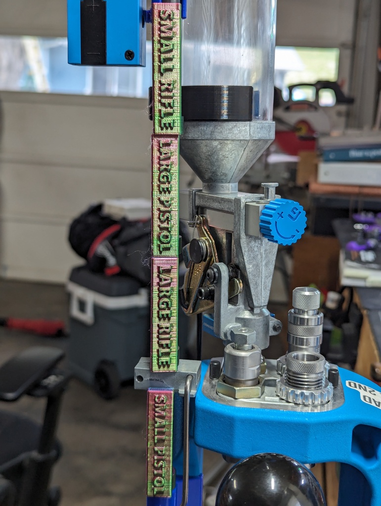 Dillon 550C Primer Tube Label Holder Embossed by Fern | Download free ...