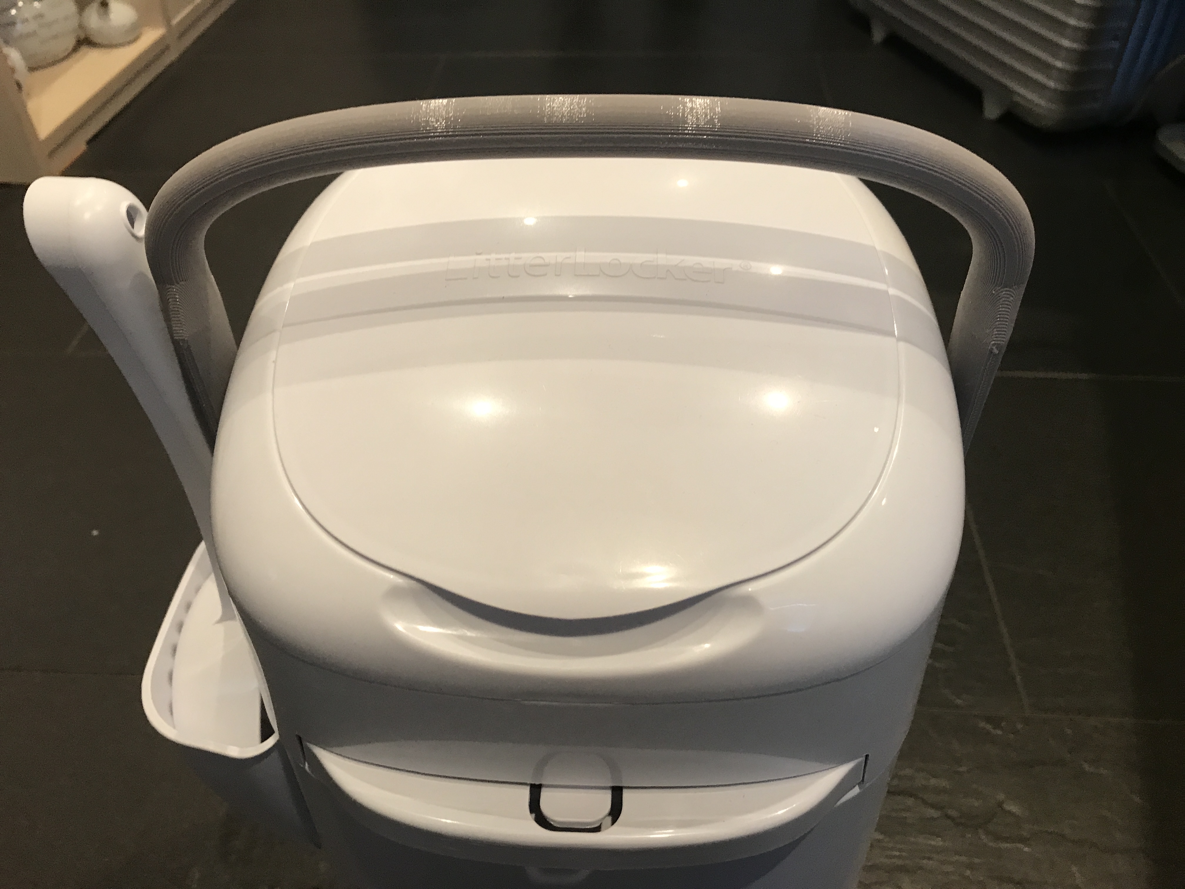 Cat Litter Locker II - Bucket Handle by JPG_master | Download free STL ...