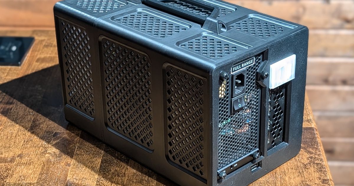 Minisforum DEG1 eGPU Dock Enclosure / Case by Dopins | Download free ...