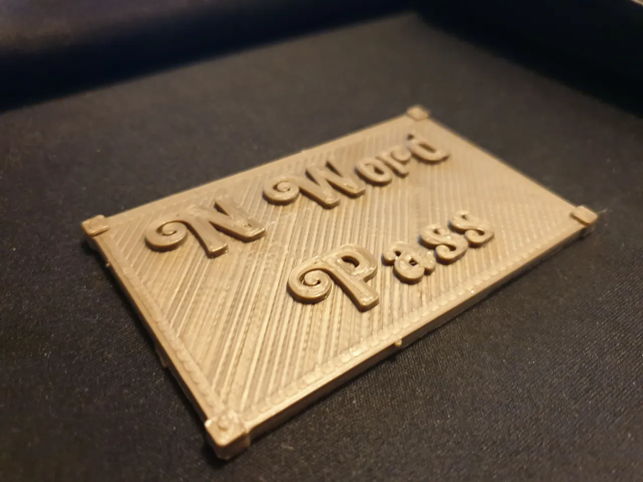 N-word Pass Card Printable Collection Discount | www.oceanproperty.co.th