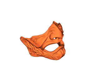 Oni Mask with holes by Maxime | Download free STL model | Printables.com