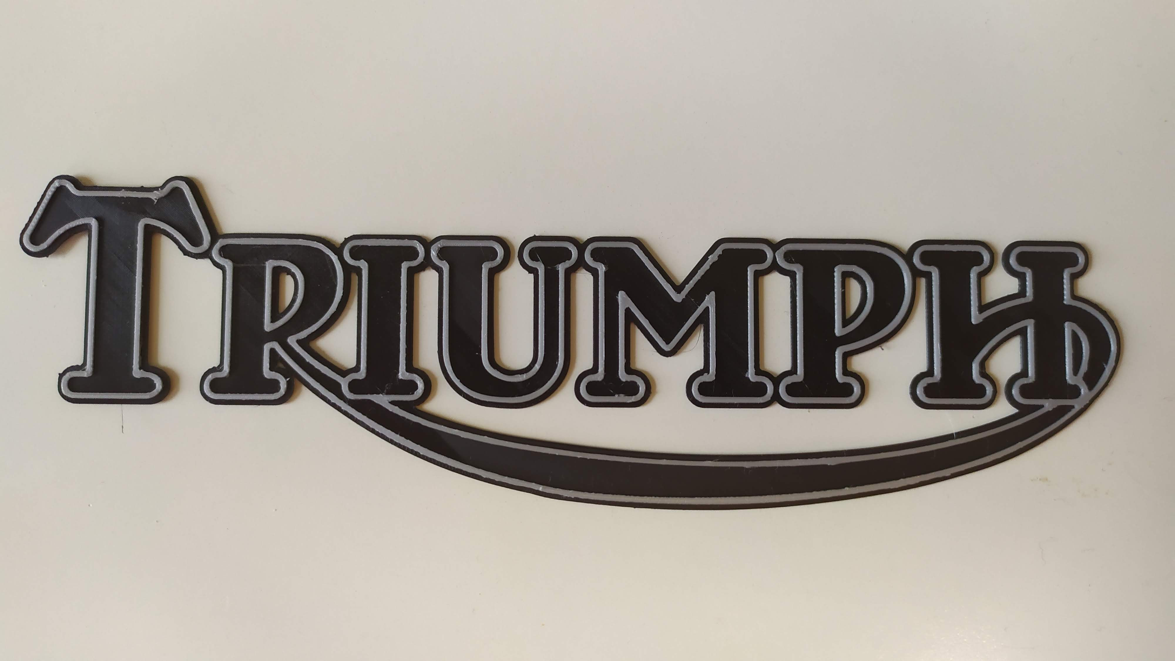 Triumph Motorcycles Logo by Filip | Download free STL model ...